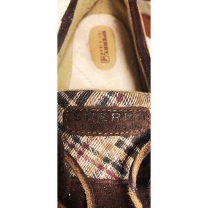 Sperry | Shoes | Sperry Top Siders Suede And Flannel Loafers | Poshmark